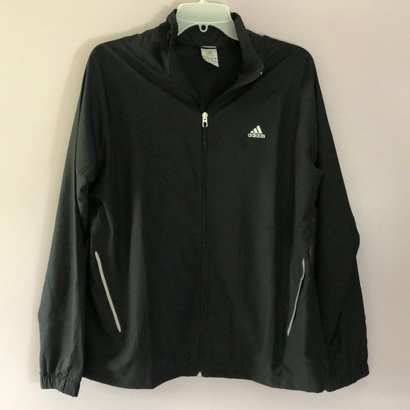 adidas | Jackets & Coats | Adidas Blackwhite Windbreaker Jacket Xl ...